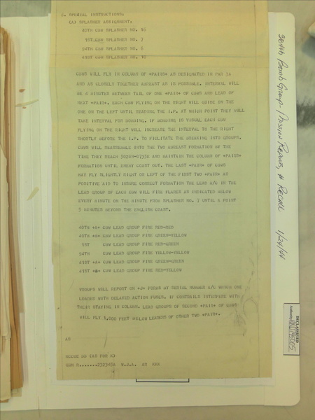 384th Wartime Documents / Combat Mission Records and Plans / January ...