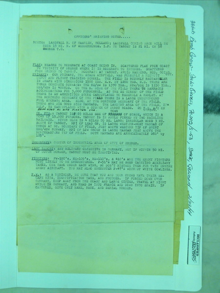 384th Wartime Documents / Combat Mission Records and Plans / February ...
