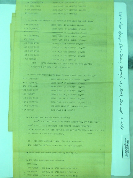 384th Wartime Documents / Combat Mission Records and Plans / February ...