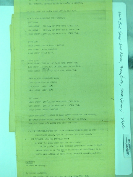 384th Wartime Documents / Combat Mission Records and Plans / February ...