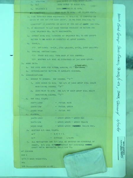 384th Wartime Documents / Combat Mission Records and Plans / February ...