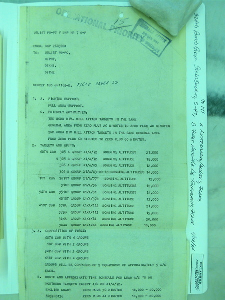 384th Wartime Documents / Combat Mission Records and Plans / January ...