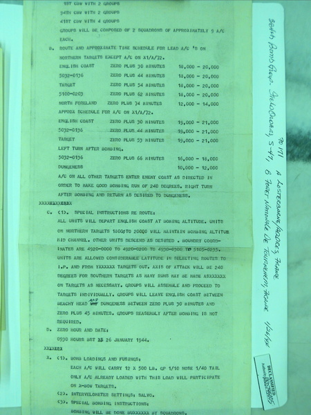384th Wartime Documents / Combat Mission Records and Plans / January ...