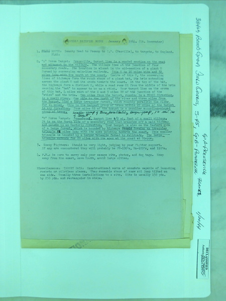 384th Wartime Documents / Combat Mission Records and Plans / January ...