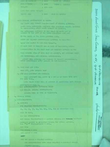 384th Wartime Documents / Combat Mission Records and Plans / January ...