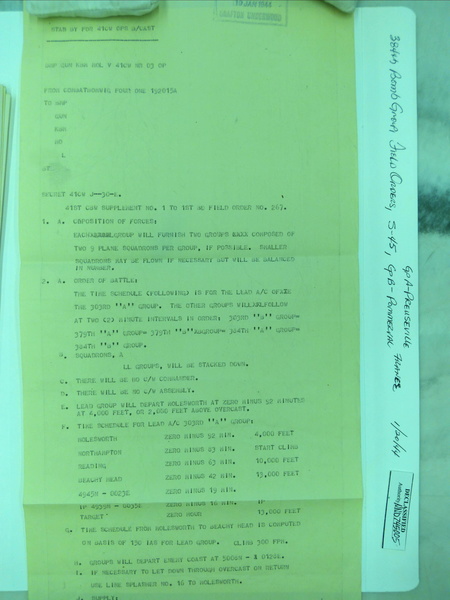 384th Wartime Documents / Combat Mission Records and Plans / January ...