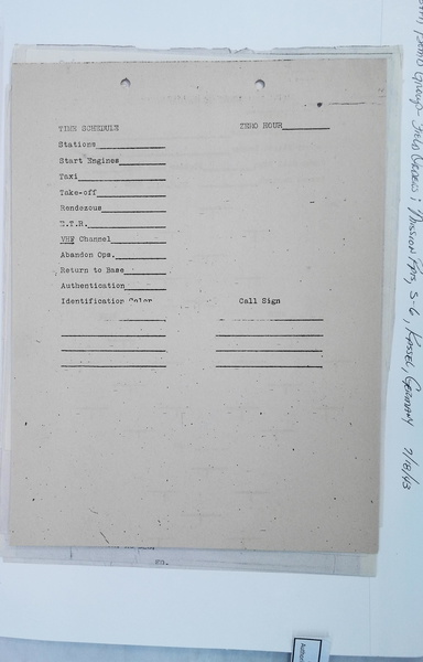 384th Wartime Documents / Combat Mission Records and Plans / July 1943 ...