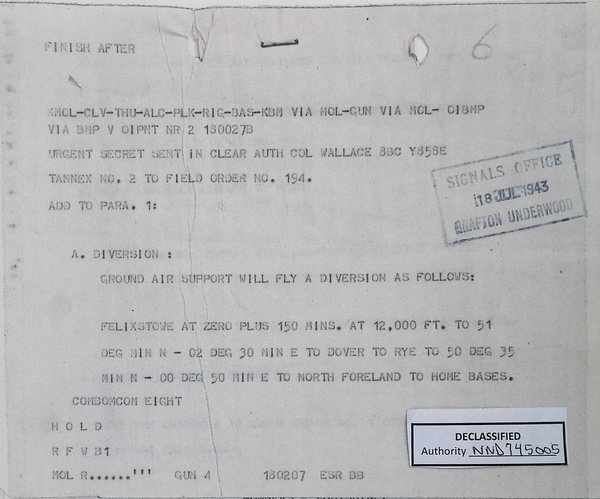 384th Wartime Documents / Combat Mission Records and Plans / July 1943 ...